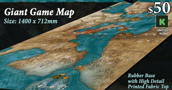 Mare Nostrum: Empires – Giant Map | Board Game Accessory | BoardGameGeek