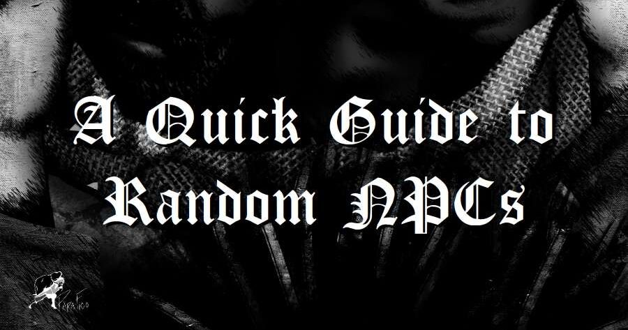 A Quick Guide to Random NPCs | RPG Item | RPGGeek