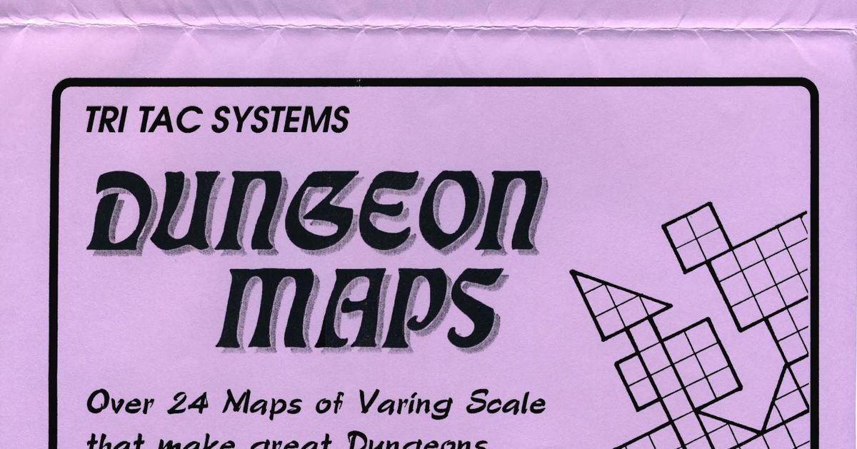 Tri Tac Systems Dungeon Maps | RPG Item | RPGGeek