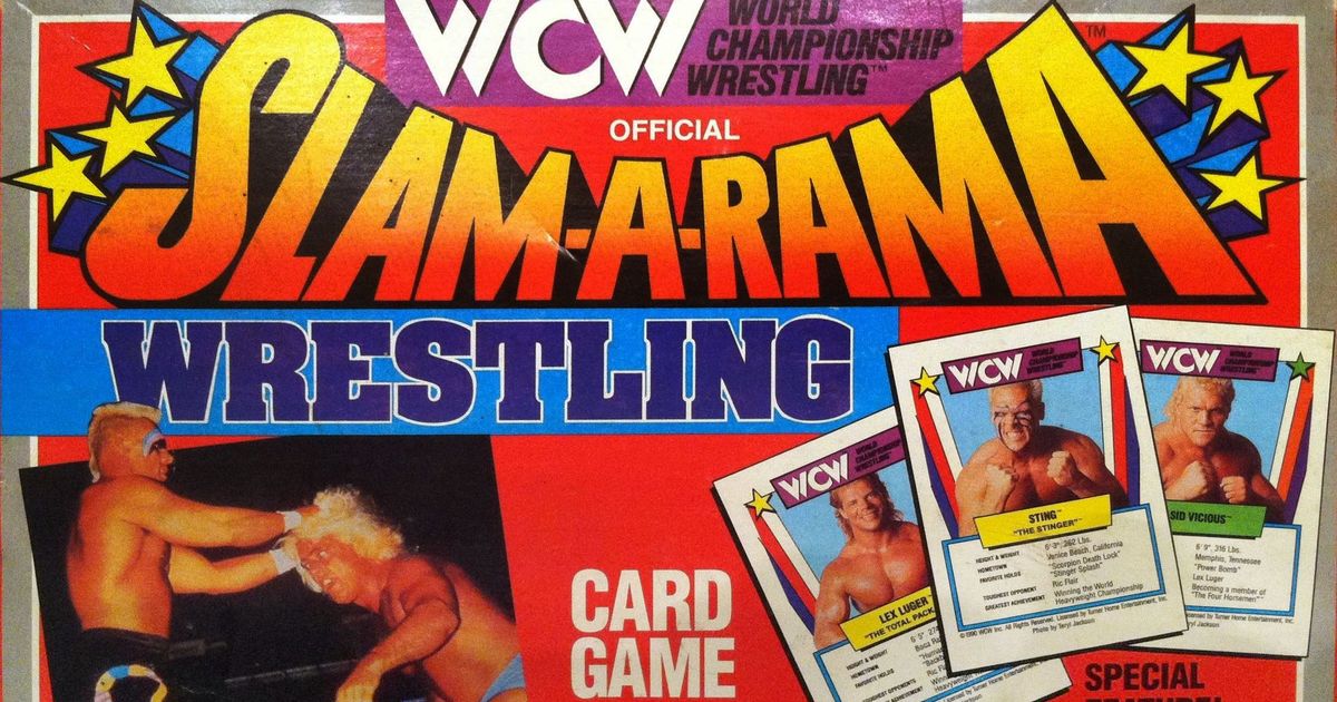 WCW Slam-A-Rama Wrestling Card Game | Board Game | BoardGameGeek