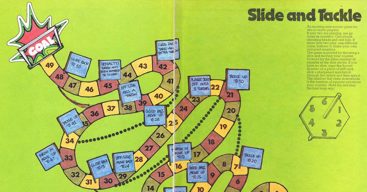 Slide and Tackle | Board Game | BoardGameGeek