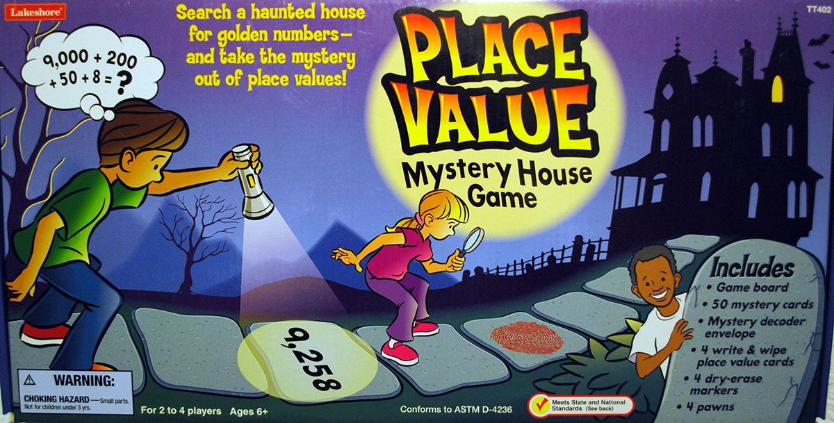 Place Value Mystery House Game | Board Game | BoardGameGeek