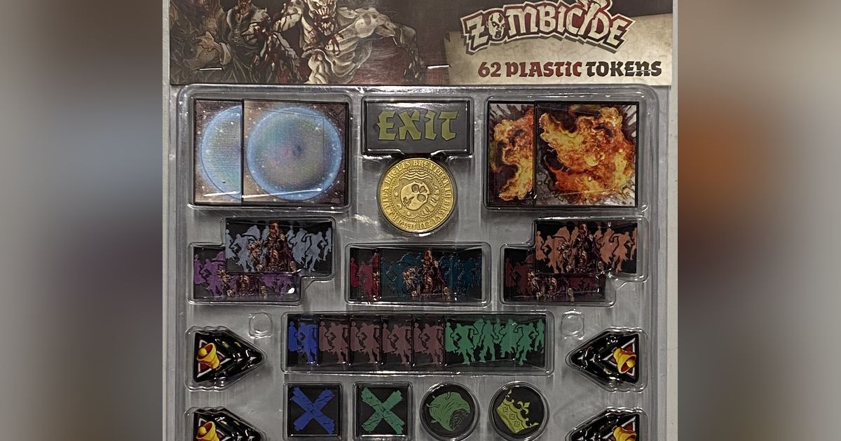 Zombicide: Black Plague – Plastic Token Pack | Board Game Accessory ...