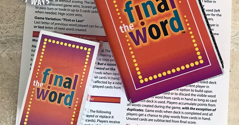 The Final Word | Board Game | BoardGameGeek