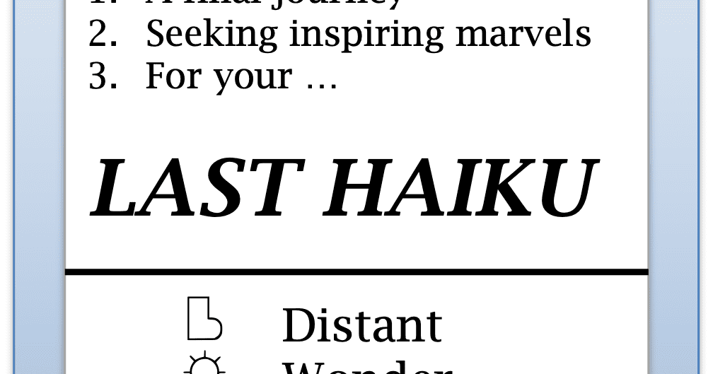 Last Haiku | Board Game | BoardGameGeek