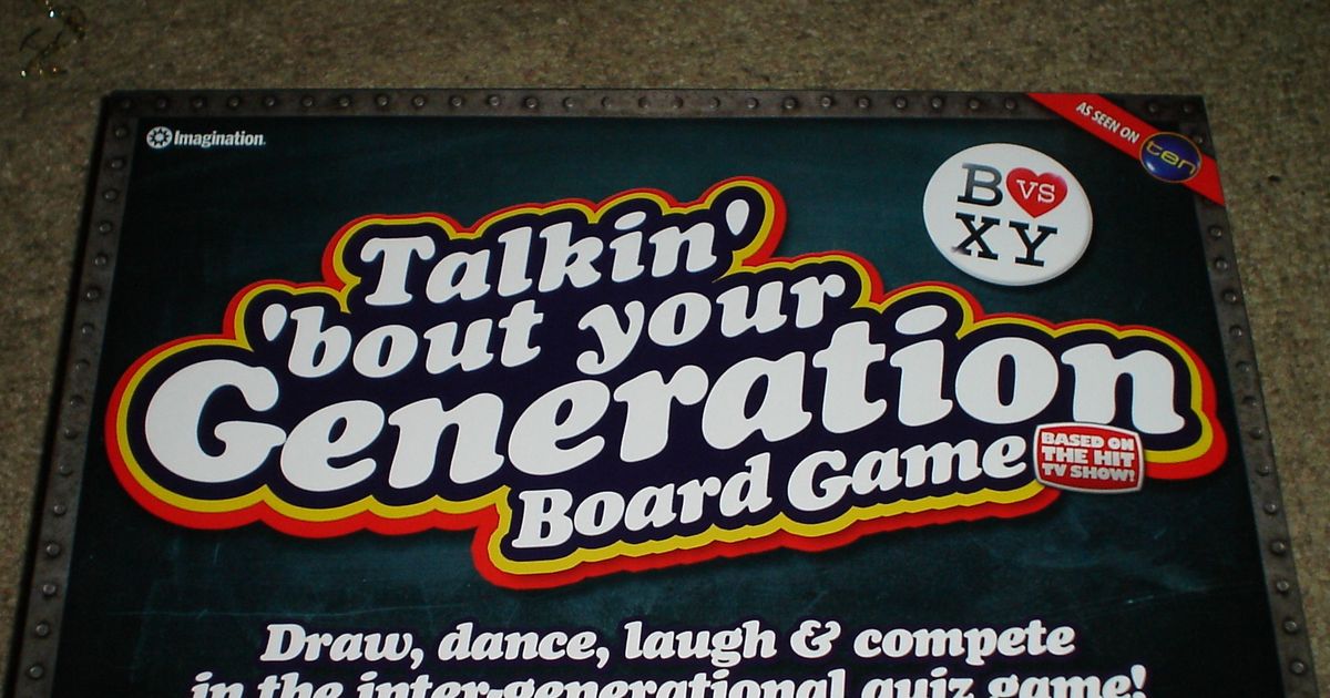 Talkin' 'bout your Generation Board Game | Board Game | BoardGameGeek