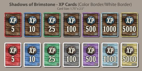 XP Cards (Mini 1.75" x 2.5") | Shadows of Brimstone: City of the Ancients
