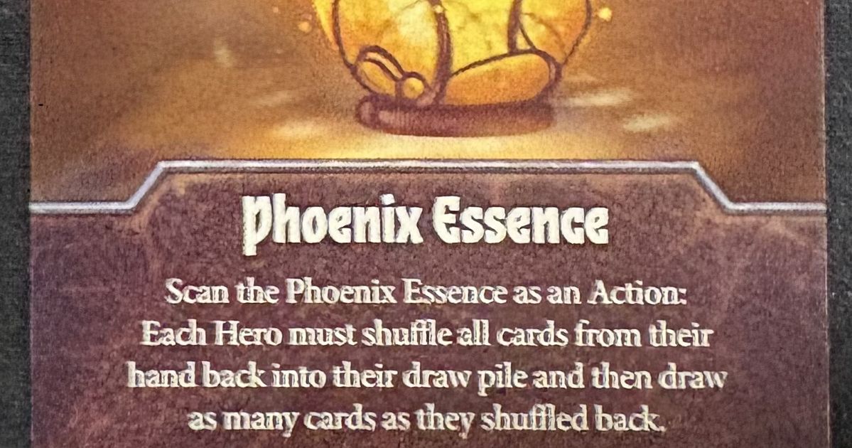 Boss Fighters QR: Phoenix Essence Promo | Board Game | BoardGameGeek