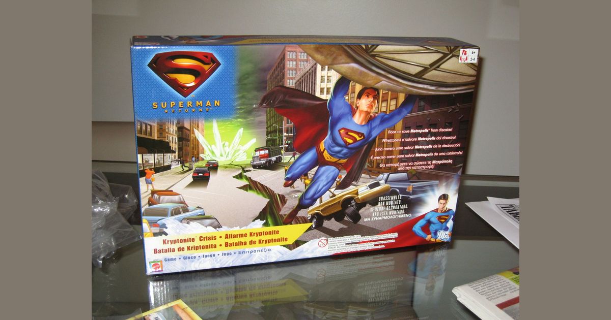 Superman Returns Kryptonite Crisis Board Game Boardgamegeek