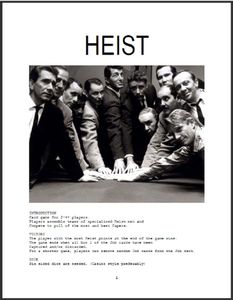 Heist | Board Game | BoardGameGeek