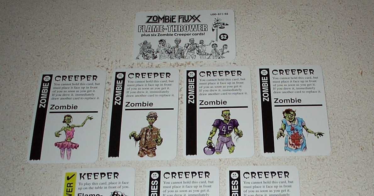 Zombie Fluxx: Flame-Thrower Expansion Pack | Board Game | BoardGameGeek