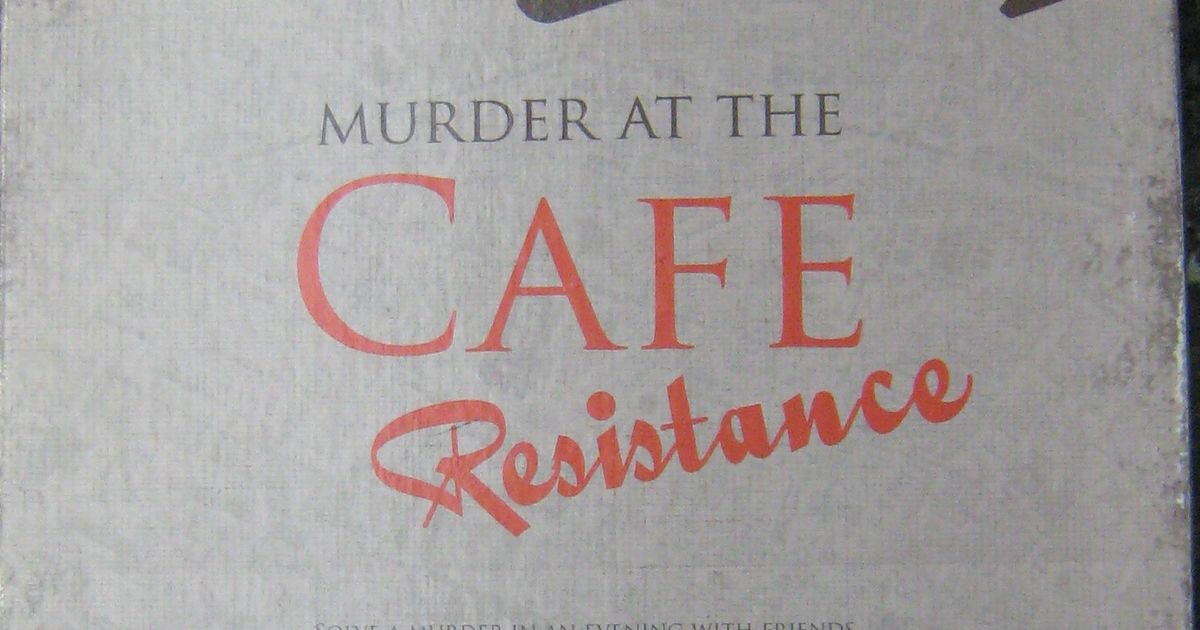 Murder at the Cafe Resistance | Board Game | BoardGameGeek
