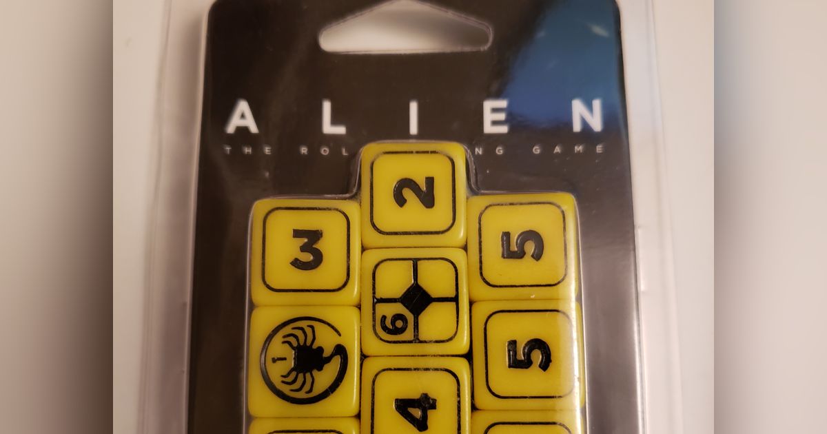 ALIEN The Roleplaying Game Stress Dice Set | RPG Item | BoardGameGeek