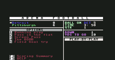 Arena Football | Video Game | VideoGameGeek