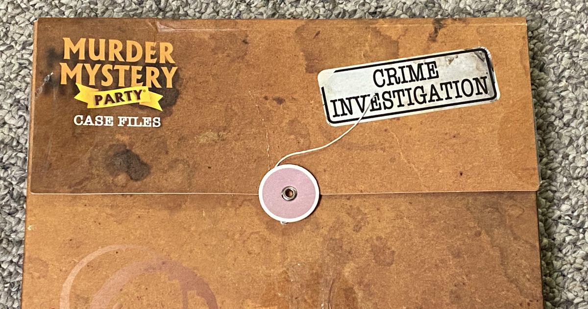 Murder Mystery Party Case Files: Underwood Cellars | Board Game ...