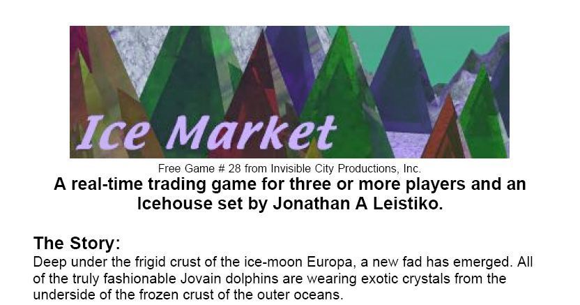 Ice Market | Board Game | BoardGameGeek