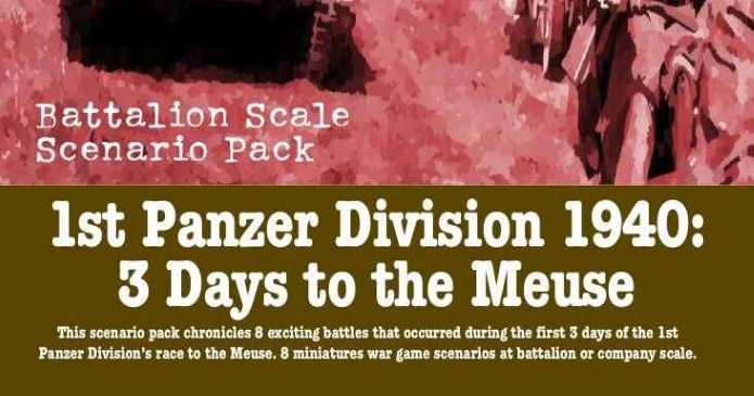 1st Panzer Division 1940: 3 Days to the Meuse | Board Game | BoardGameGeek