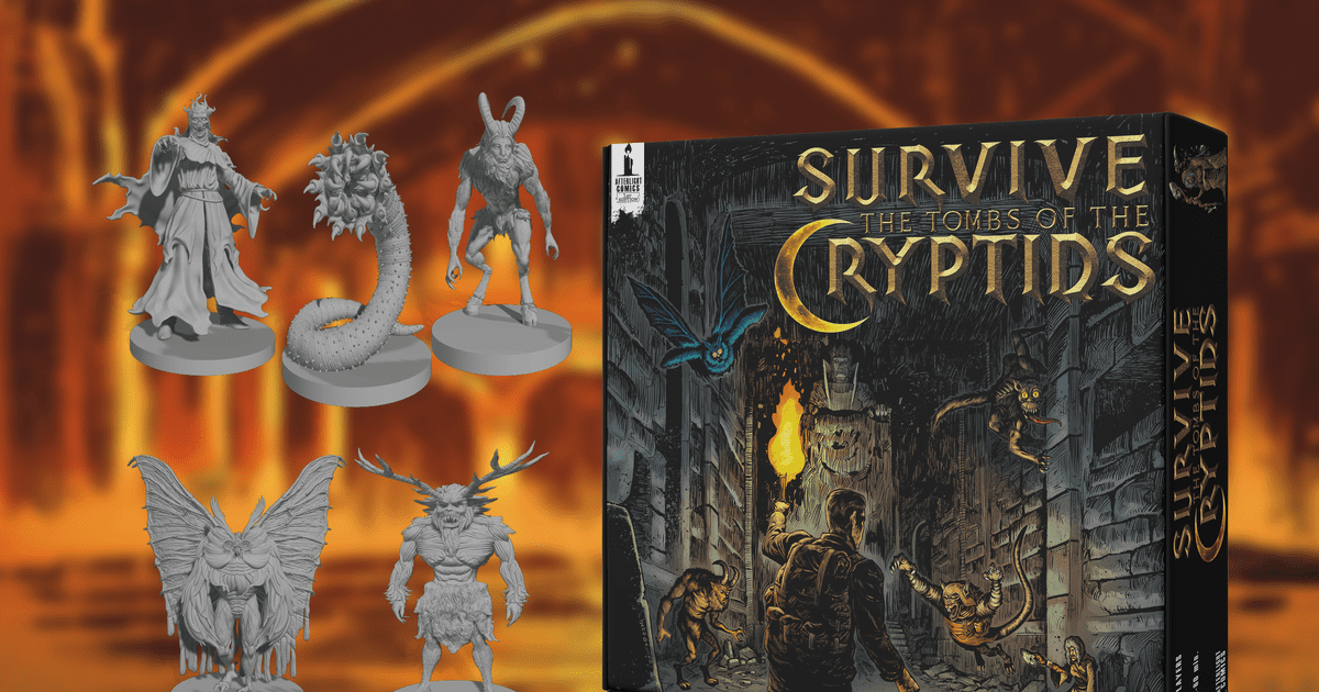 Survive the Tombs of the Cryptids | Board Game | BoardGameGeek