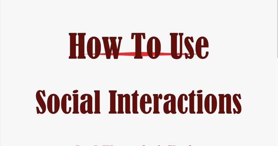 How to Use Social Interactions | RPG Item | RPGGeek