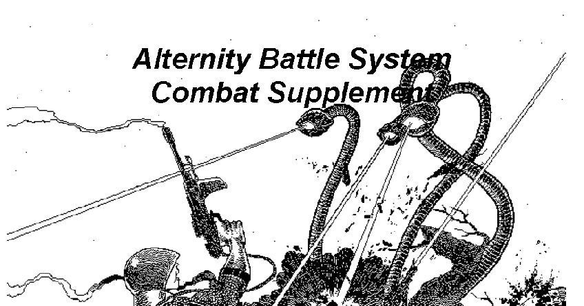 Alternity Battle System Combat Supplement | RPG Item | RPGGeek