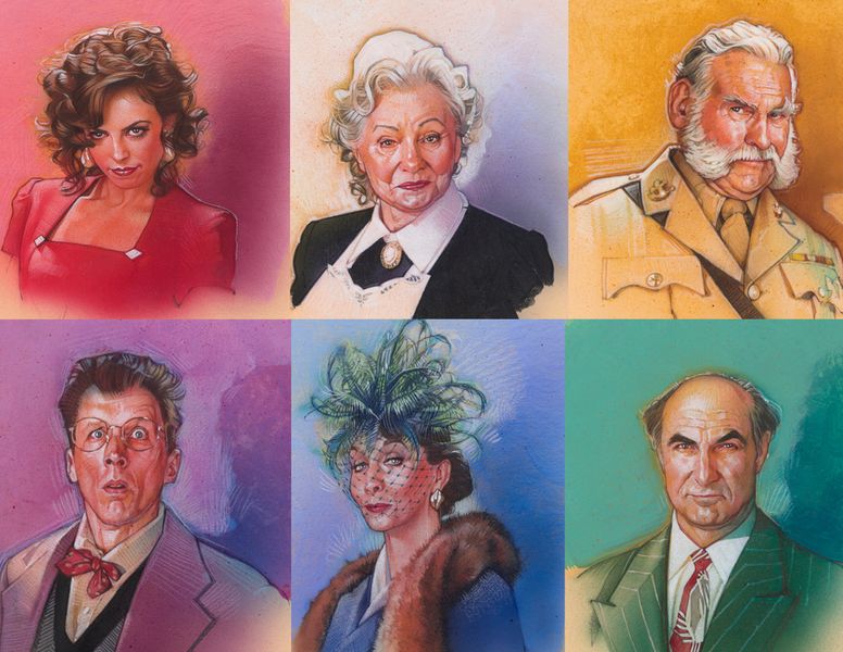 Clue Board Game Characters