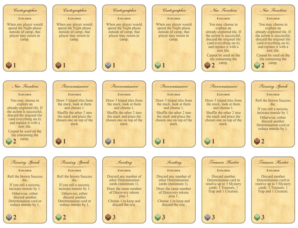 Survivor Determination cards mod... | Robinson Crusoe: Adventures on ...