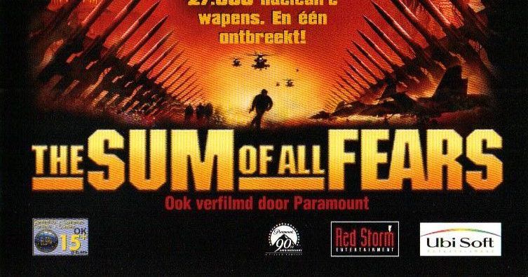 The Sum of All Fears | Video Game | VideoGameGeek