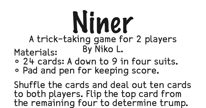 Niner | Board Game | BoardGameGeek