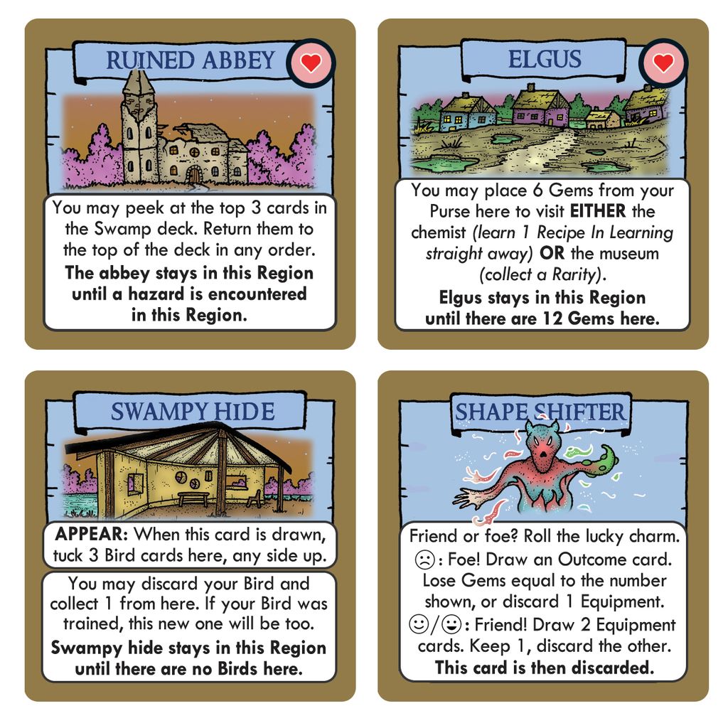 A quick look at the new Region cards from the 2nd edition | Paupers' Ladder