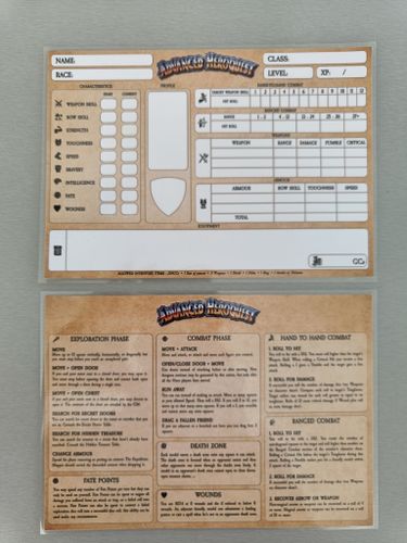 (Enhanced) Advanced heroquest character sheet + class abilities (update ...