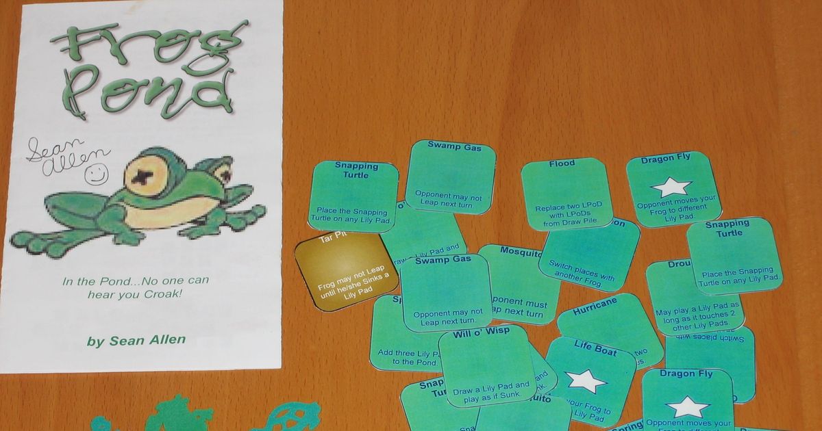 Frog Pond: Lily Pads of Doom | Board Game | BoardGameGeek