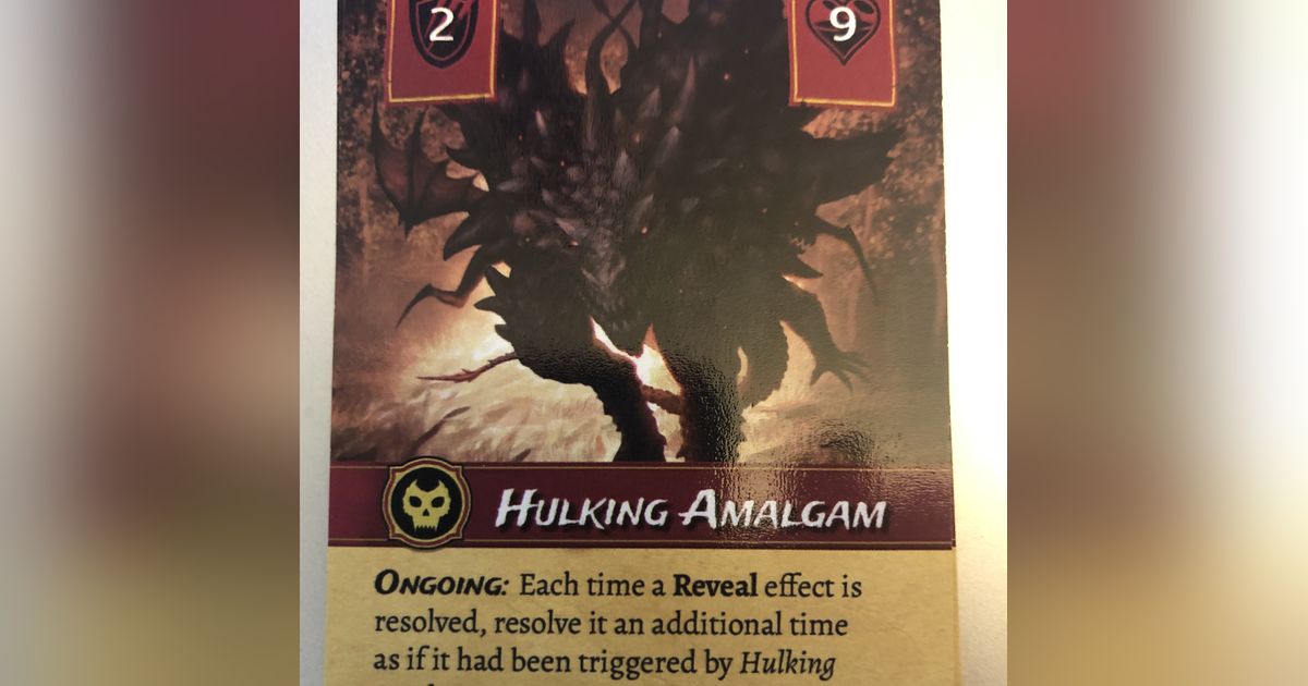 Set a Watch: Hulking Amalgam promo | Board Game | BoardGameGeek