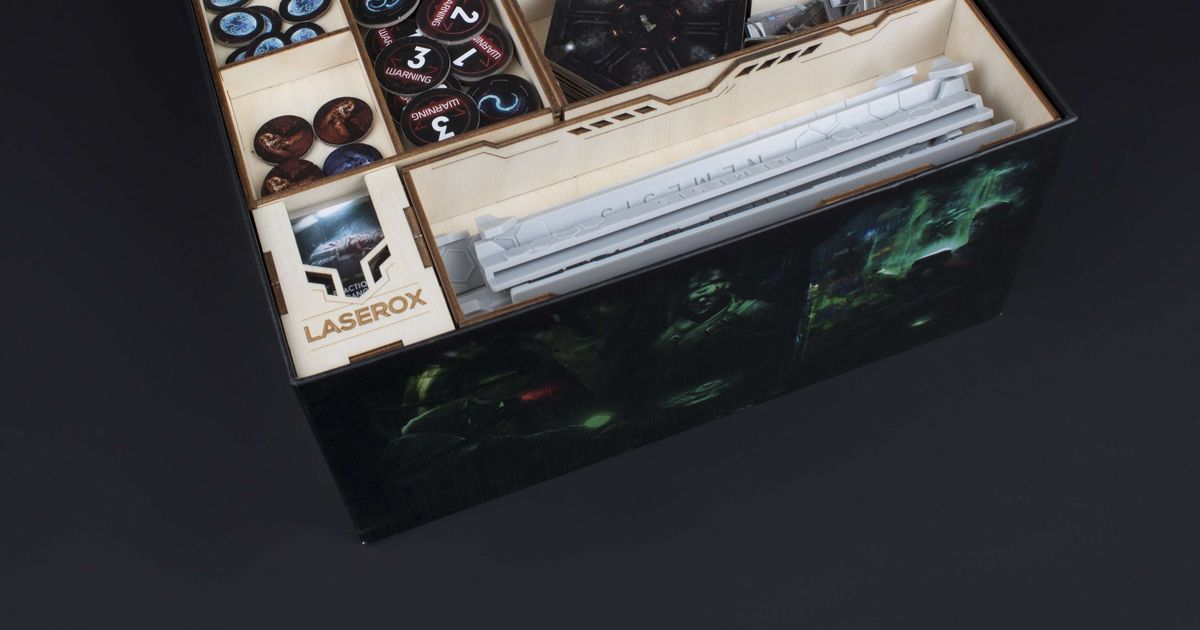Nemesis: Laserox Alien Artifact Organizer | Board Game Accessory | BoardGameGeek