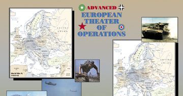 Map European Theater Of Operations
