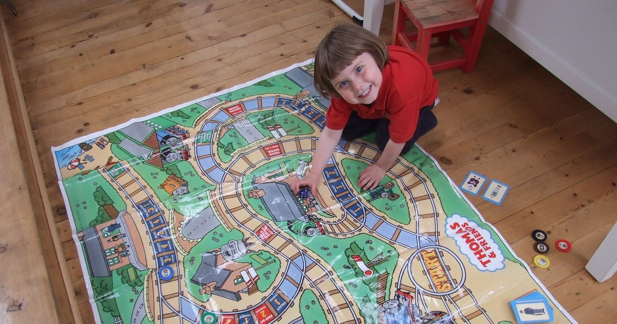 Thomas and Friends All Aboard Giant Floor Game Board Game BoardGameGeek