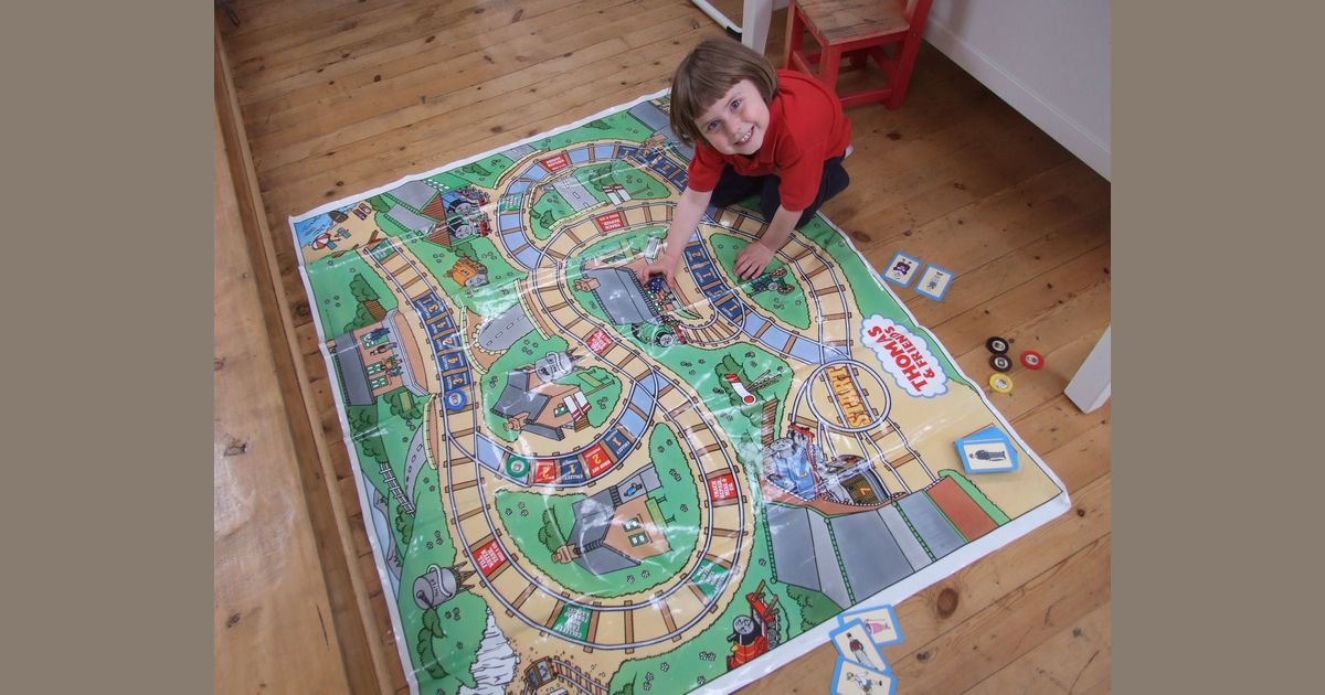 Thomas and Friends All Aboard Giant Floor Game | Board Game | BoardGameGeek
