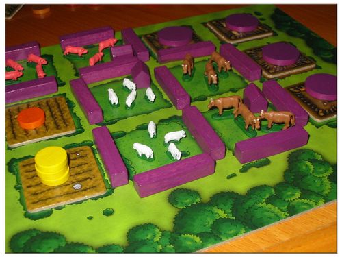 HowTo: 15mm scale animals to replace the cubes in Agricola | Agricola