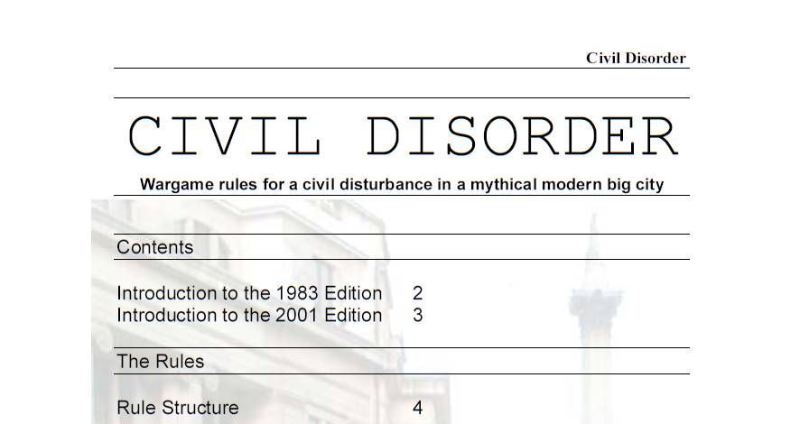Civil Disorder | Board Game | BoardGameGeek