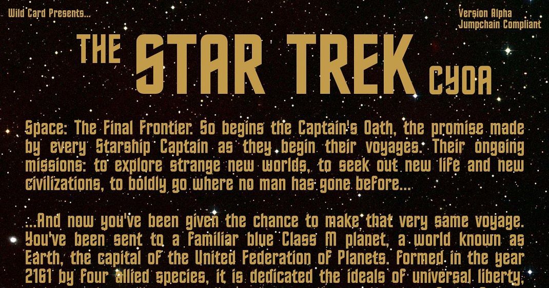 The Star Trek CYOA | RPG Item | RPGGeek
