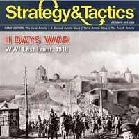 11 Days War: WWI East Front, 1918 | Board Game | BoardGameGeek
