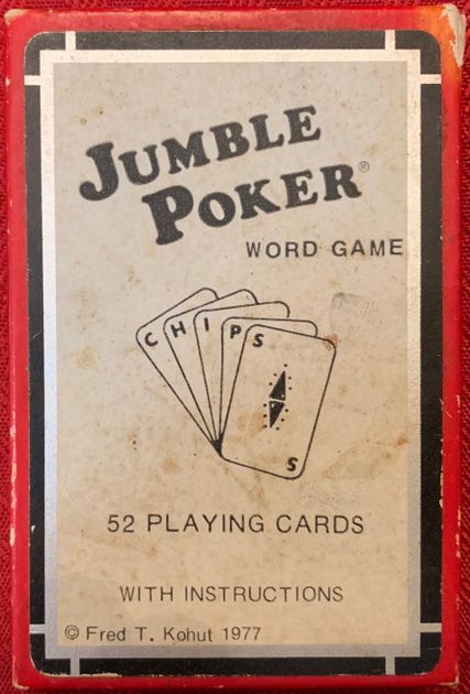 Jumble Poker | Board Game | BoardGameGeek