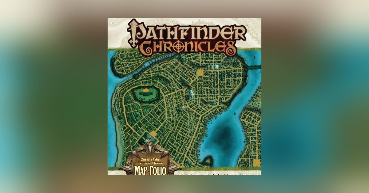 Curse of the Crimson Throne Map Folio | RPG Item | RPGGeek