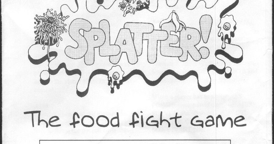 Splatter: The food fight game | Board Game | BoardGameGeek
