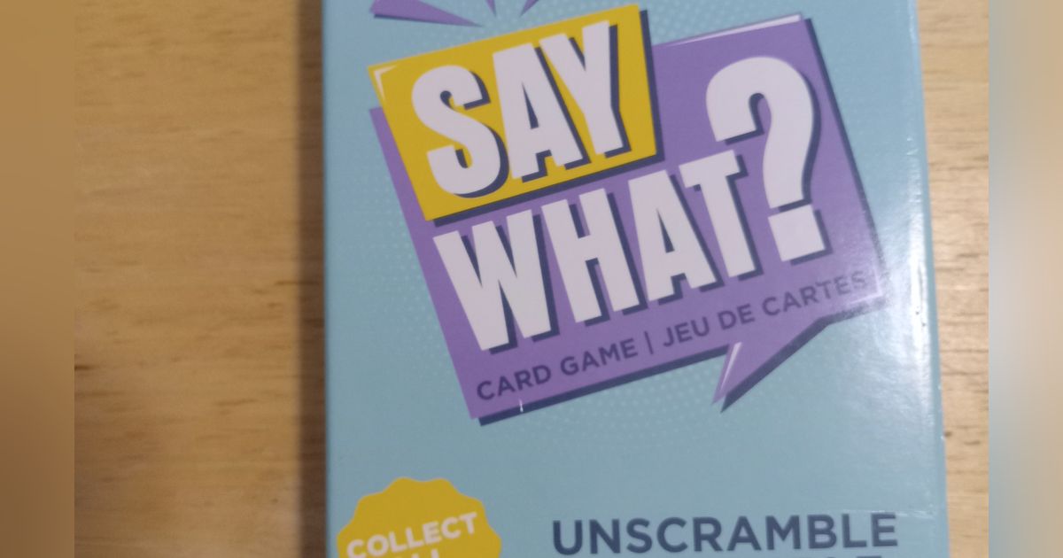 Say What? Card Game | Board Game | BoardGameGeek