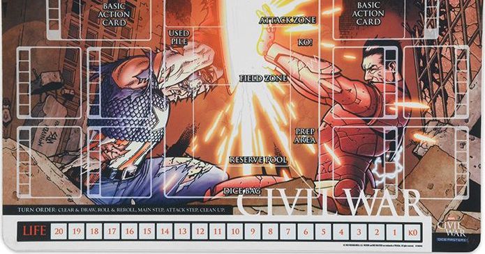 Marvel Dice Masters: Civil War – Playmat | Board Game Accessory ...