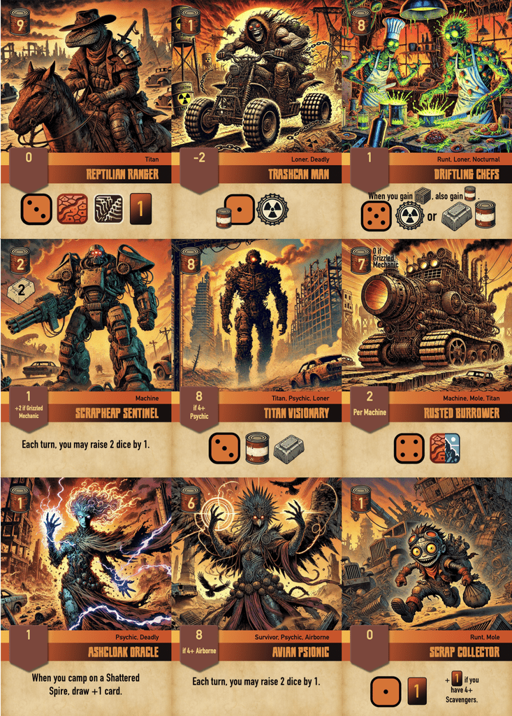 [WIP] Wasteland Convoy: A Post-Apocalyptic Retheme of Creature Caravan ...