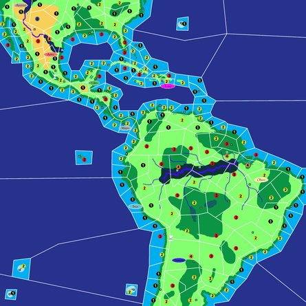 A4 fully printable map | Civilization: The New World