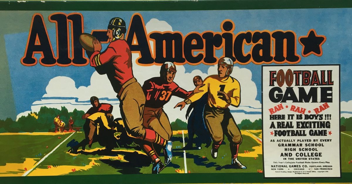 All-American Football Game | Board Game | BoardGameGeek