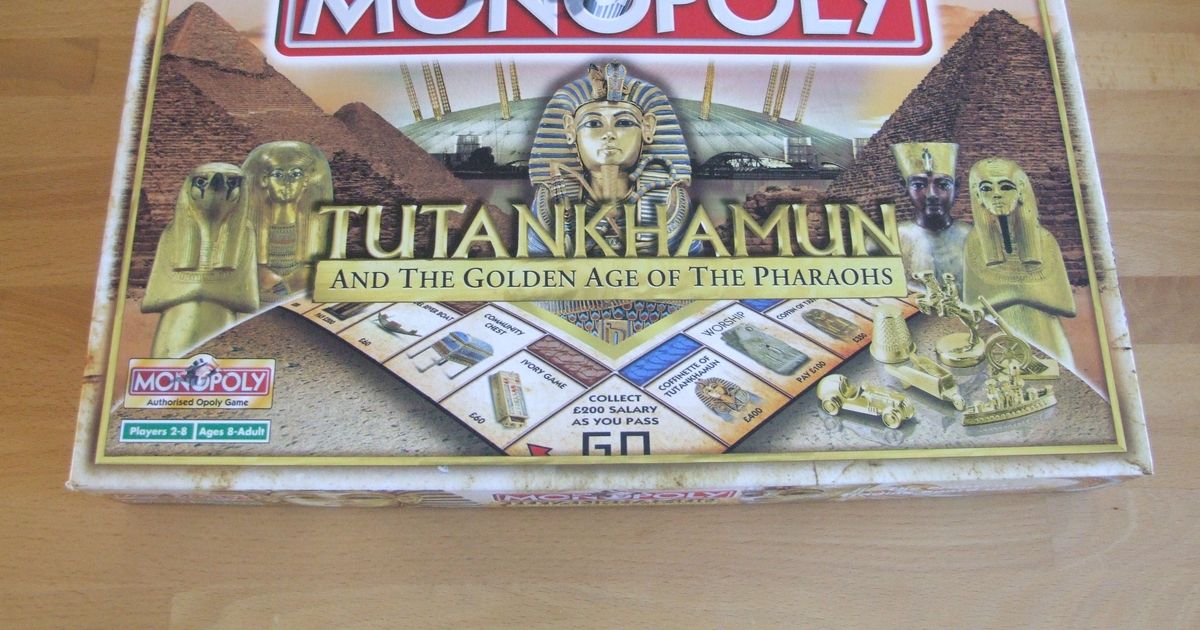 Monopoly: Tutankhamun and The Golden Age of the Pharaohs | Board Game ...