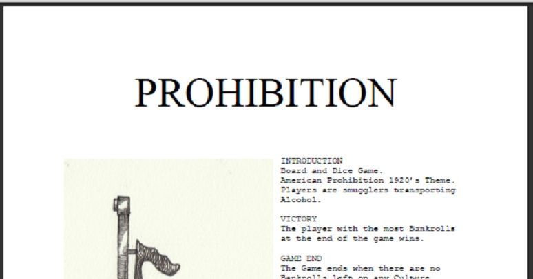 Prohibition | Board Game | BoardGameGeek
